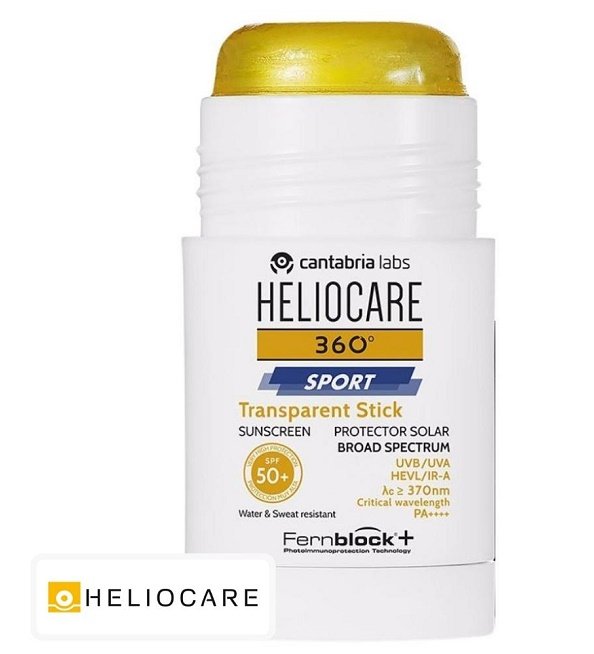 Heliocare 360° Sport Stick Solaire Transparent Spf50 – 25g - Ecran ...